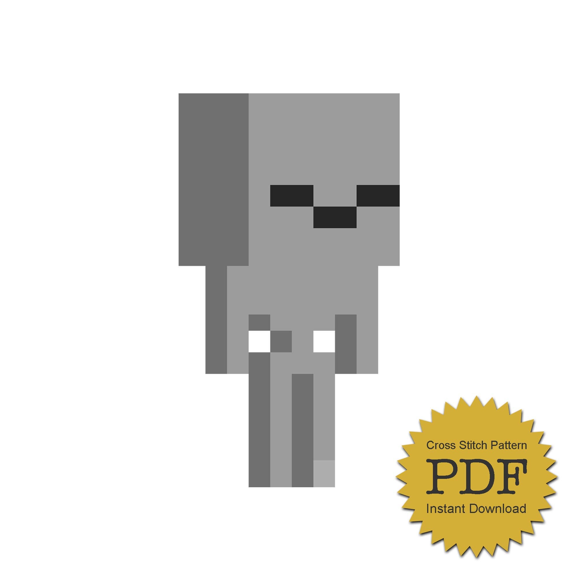 Minecraft Blueprints Skull