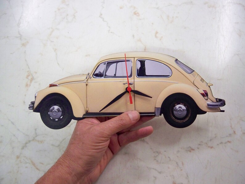 Yellow Beetle. Bug Clock. - Etsy