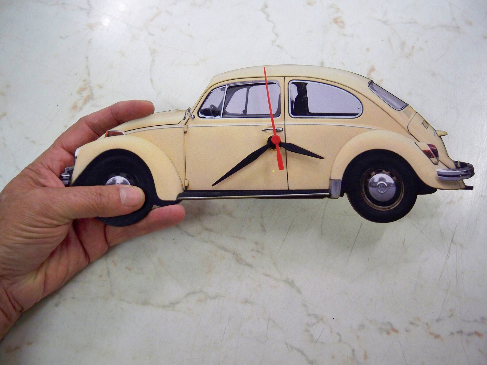 Yellow Beetle. Bug Clock. | Etsy