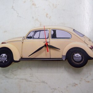 Yellow Beetle. Bug Clock. - Etsy