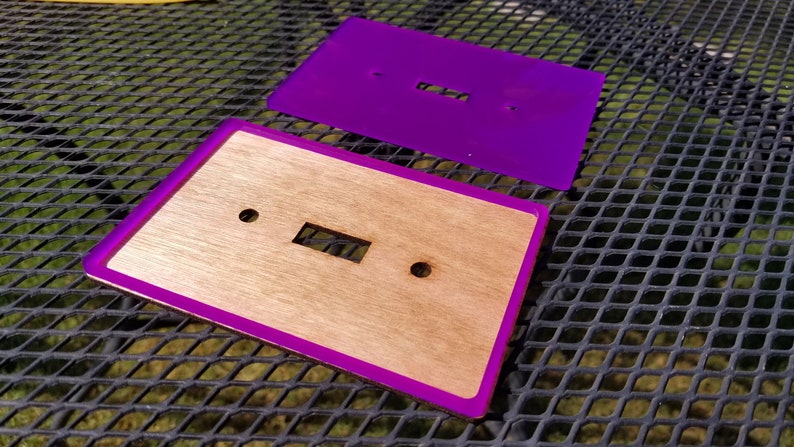Light Switch Covers - Laser Cut File Glowforge Single Double Triple or ...