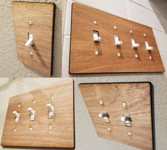 Light Switch Covers Laser Cut File Glowforge Single Double - Etsy