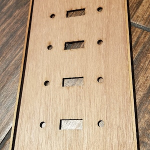 Light Switch Covers - Laser Cut File Glowforge Single Double Triple or ...