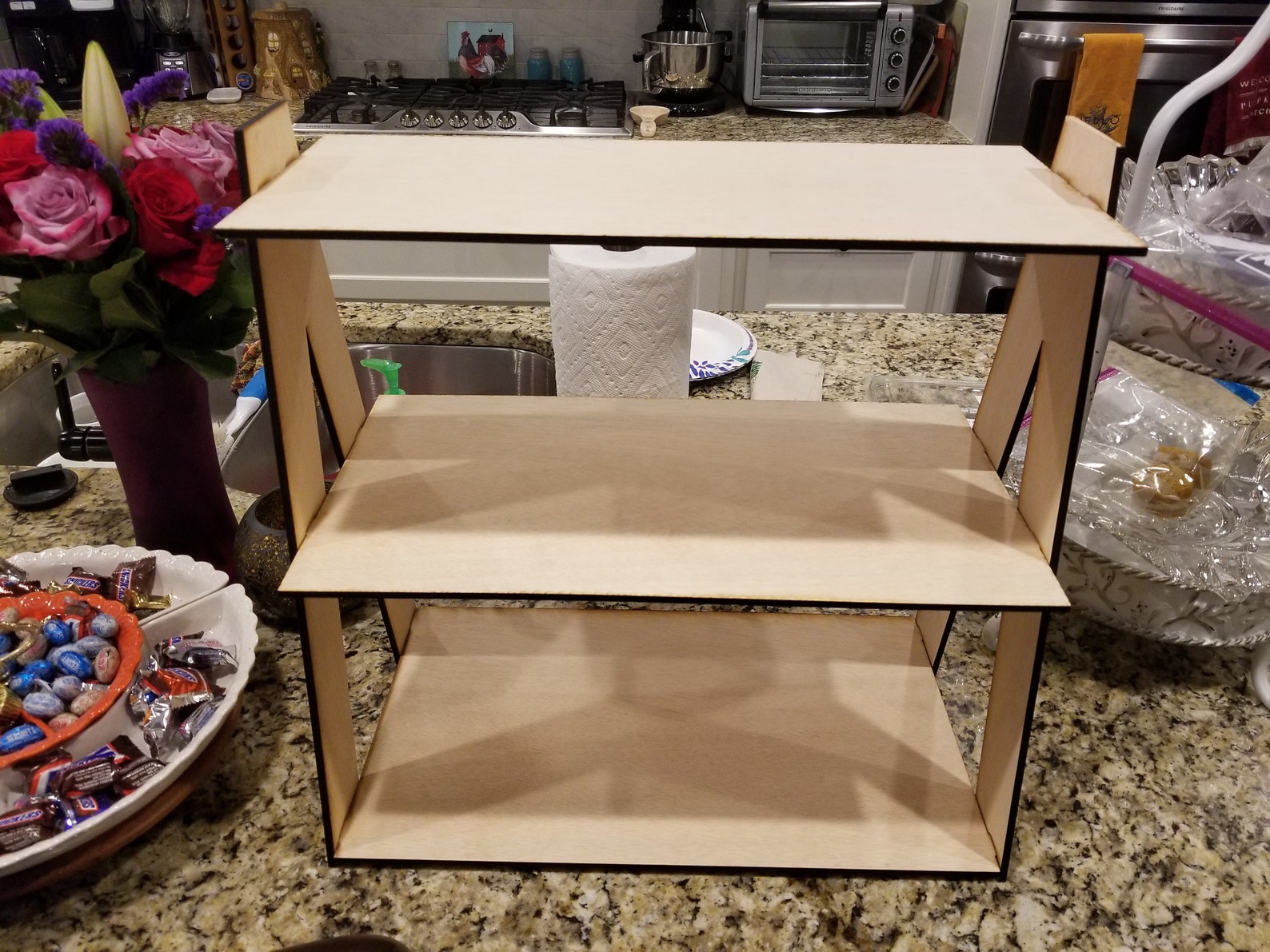 Standard 3-tiered Shelf Stand Display SVG PDF CDR Files - Etsy