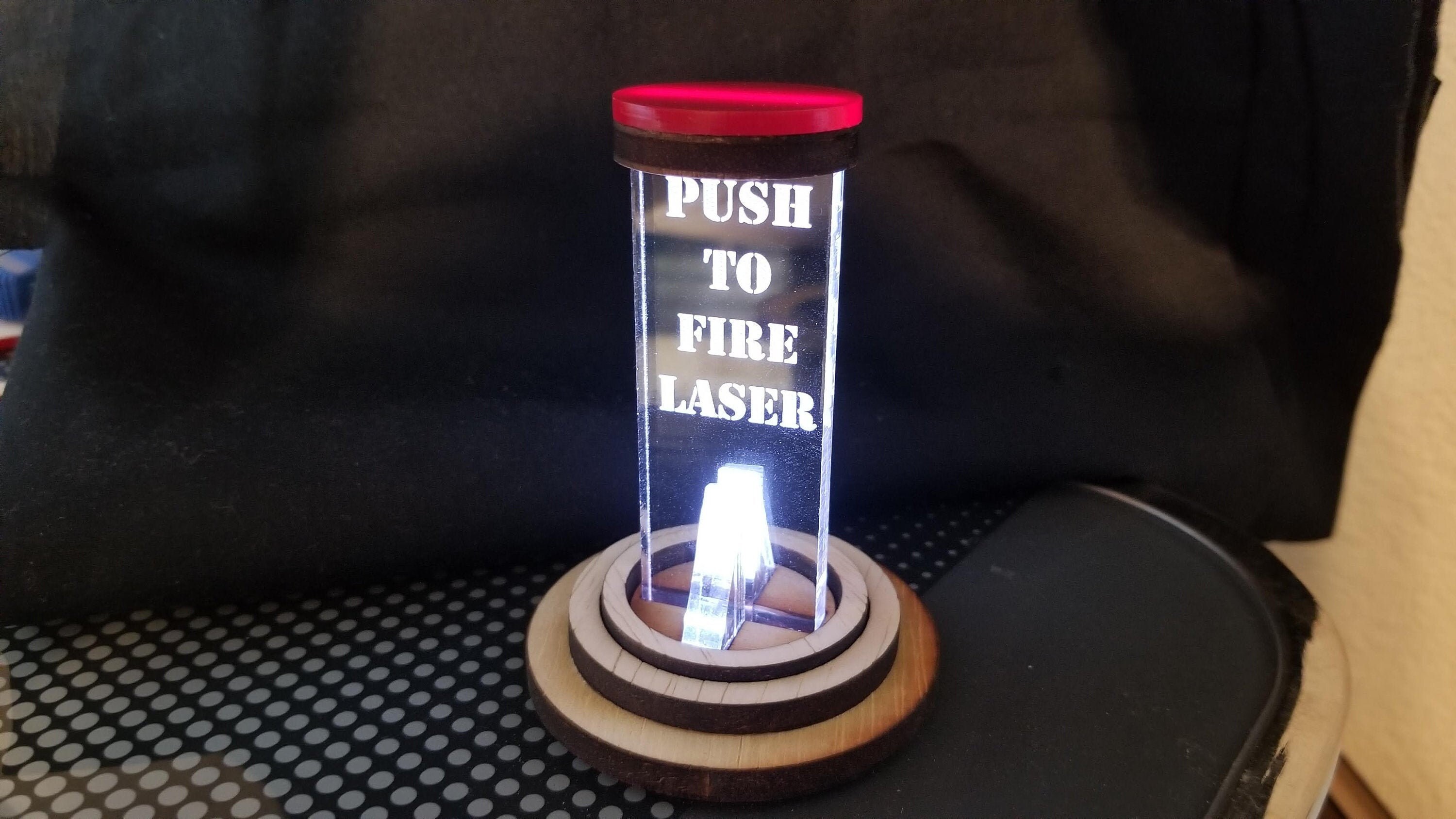 Glowforge Magic Button Accessory push to FIRE - Etsy