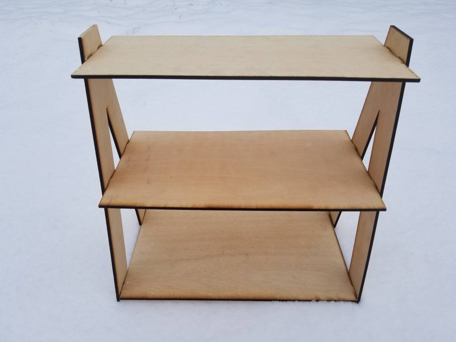 Standard 3-tiered Shelf Stand Display SVG PDF CDR Files - Etsy