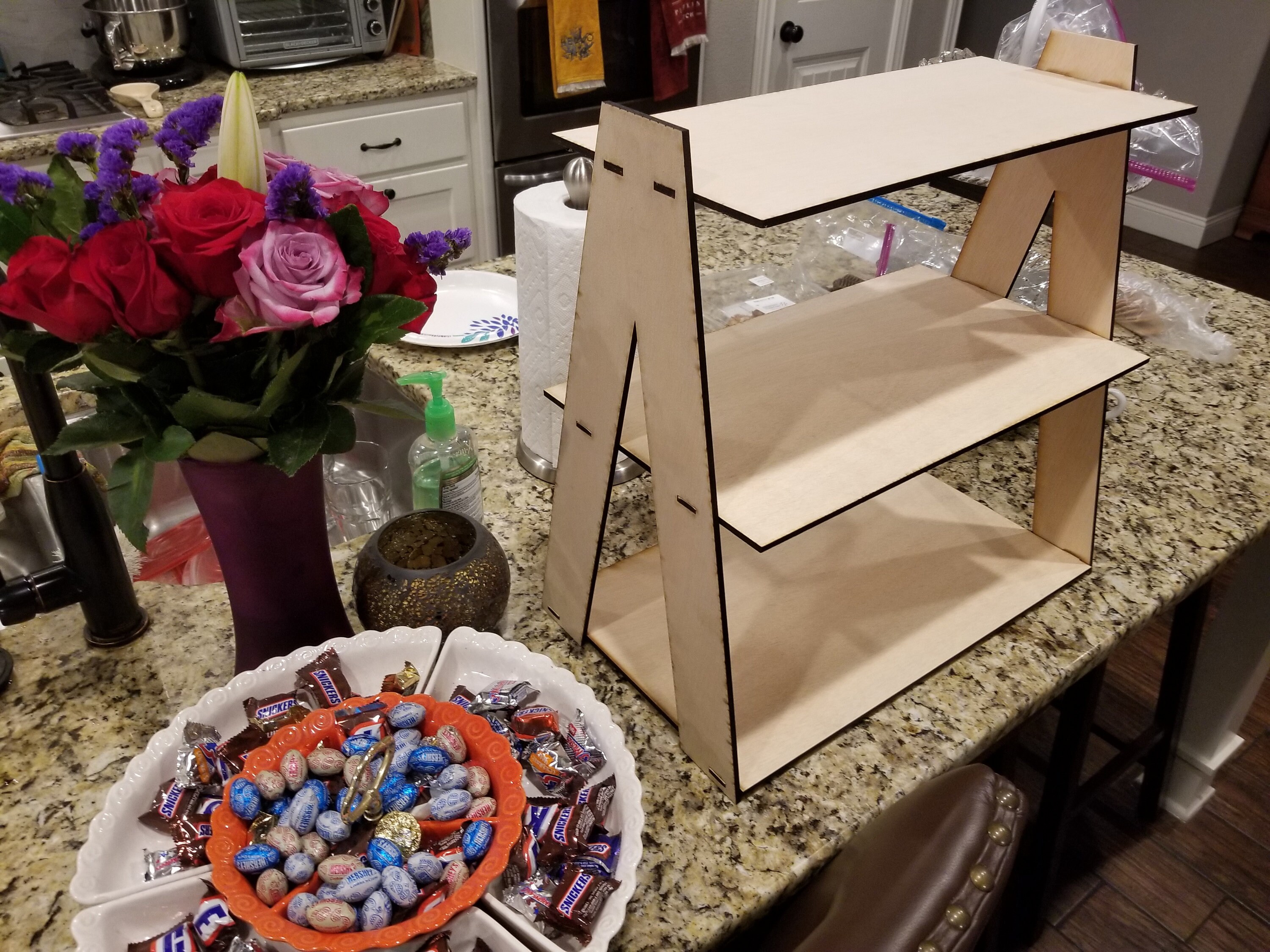 Standard 3-tiered Shelf Stand Display SVG PDF CDR Files - Etsy