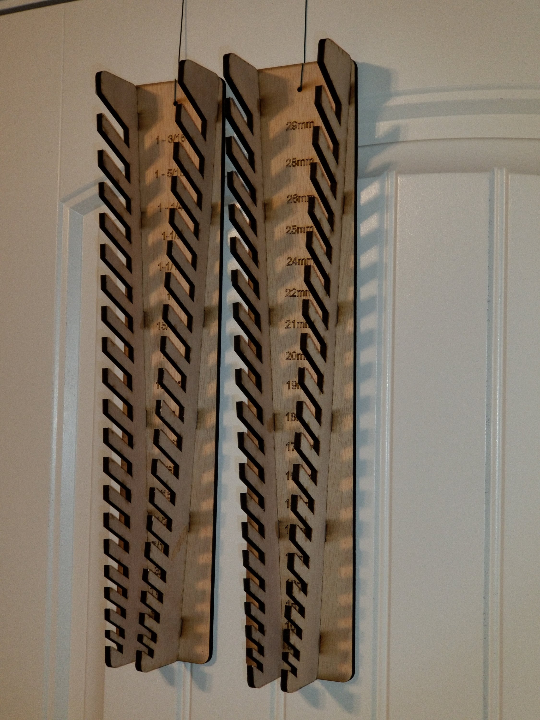 Tool Organizer Hanging Wrench Rack 7/32 1-3/16 Standard | Etsy