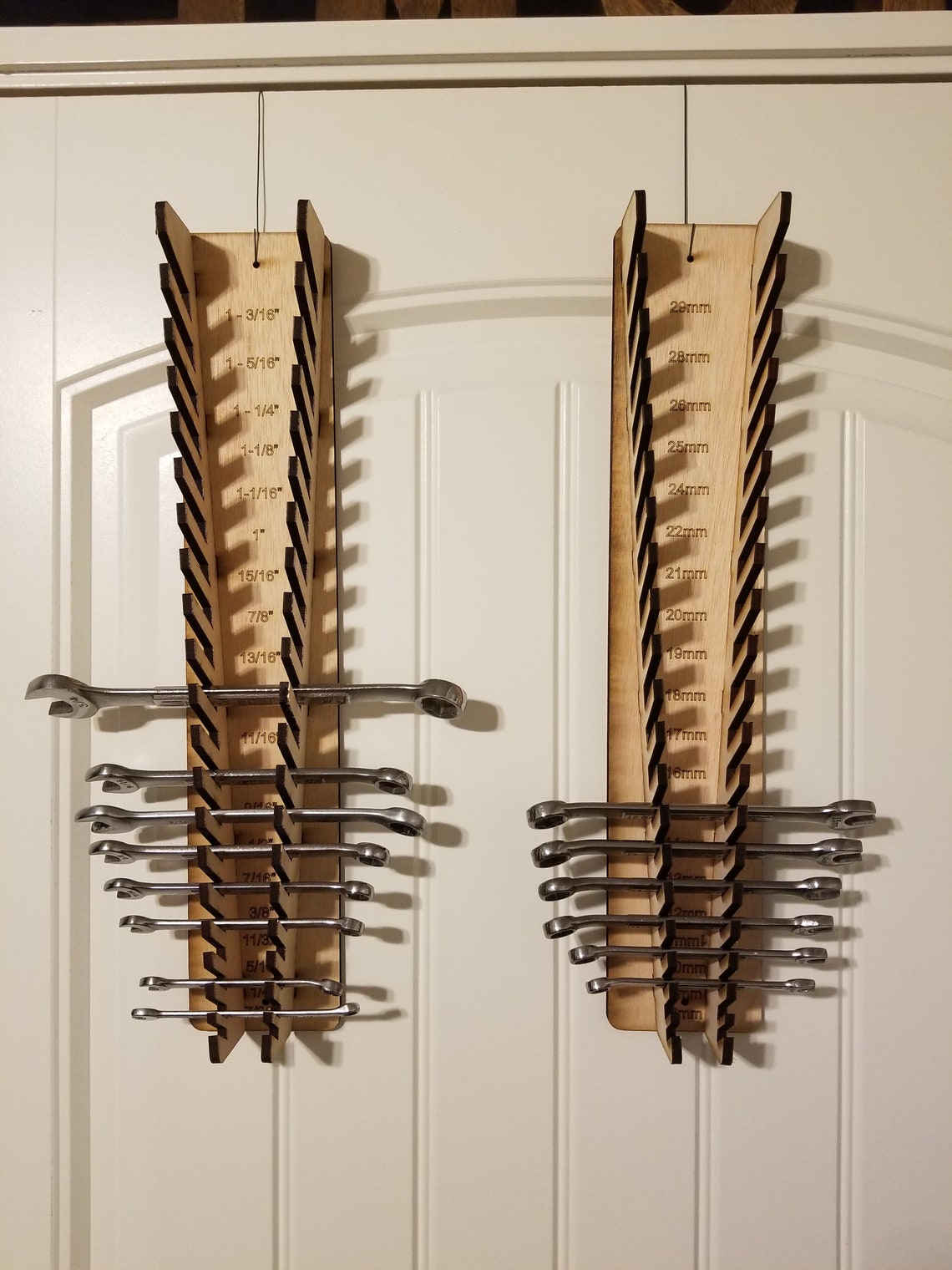 Tool Organizer Hanging Wrench Rack 7/32 1-3/16 Standard - Etsy