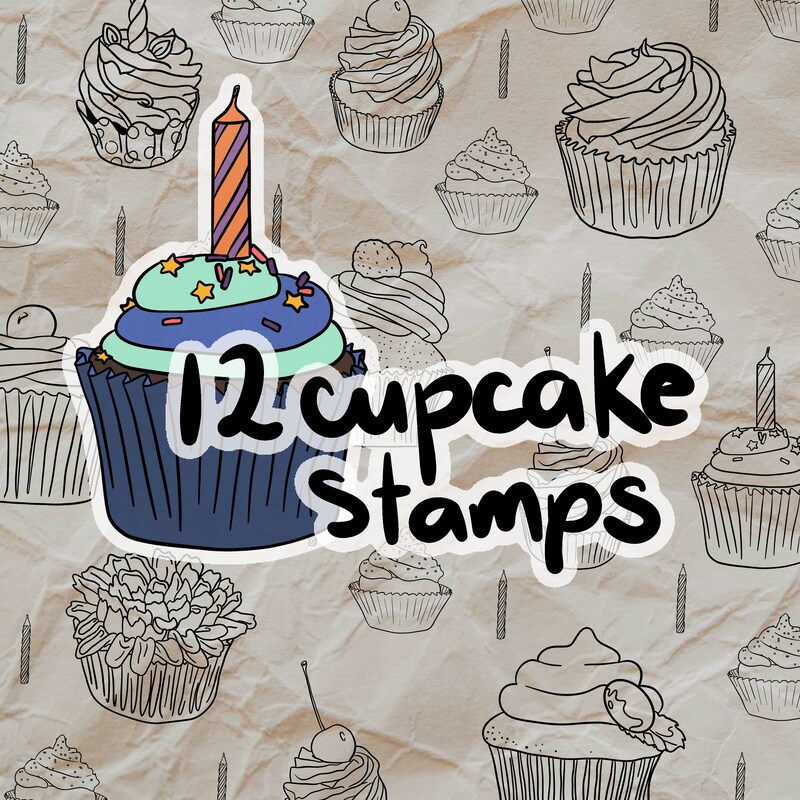Cupcake Stamp - Etsy