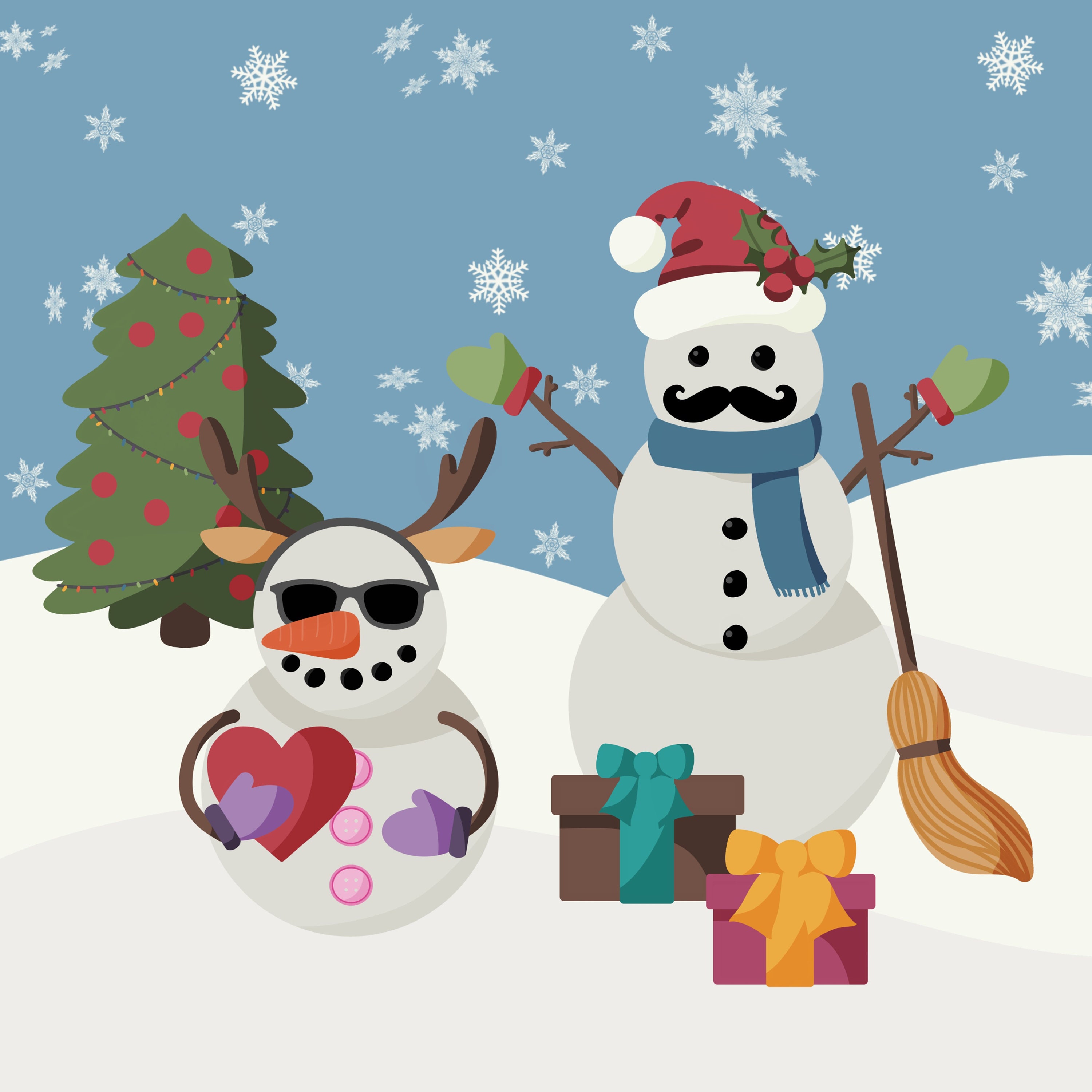 Build-a-snowman Clip Art - 40 Elements 300 Dpi - Etsy