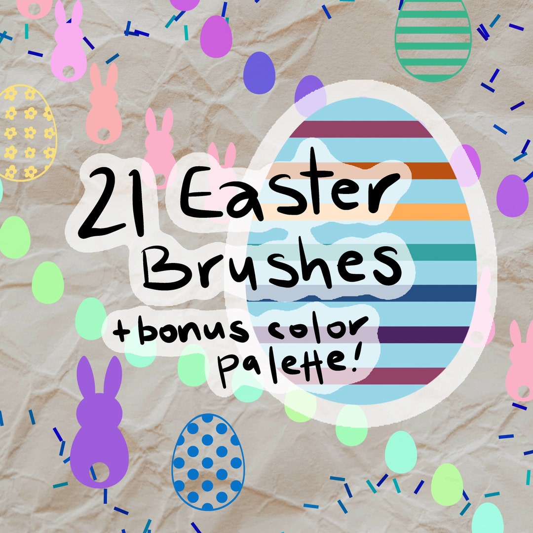 Easter Procreate Brushes - 21 Brushes - Etsy