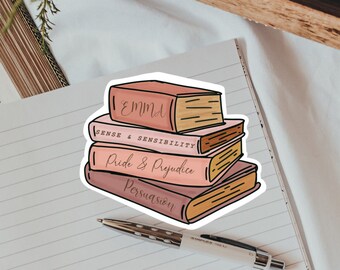 Jane Austen Sticker | Etsy