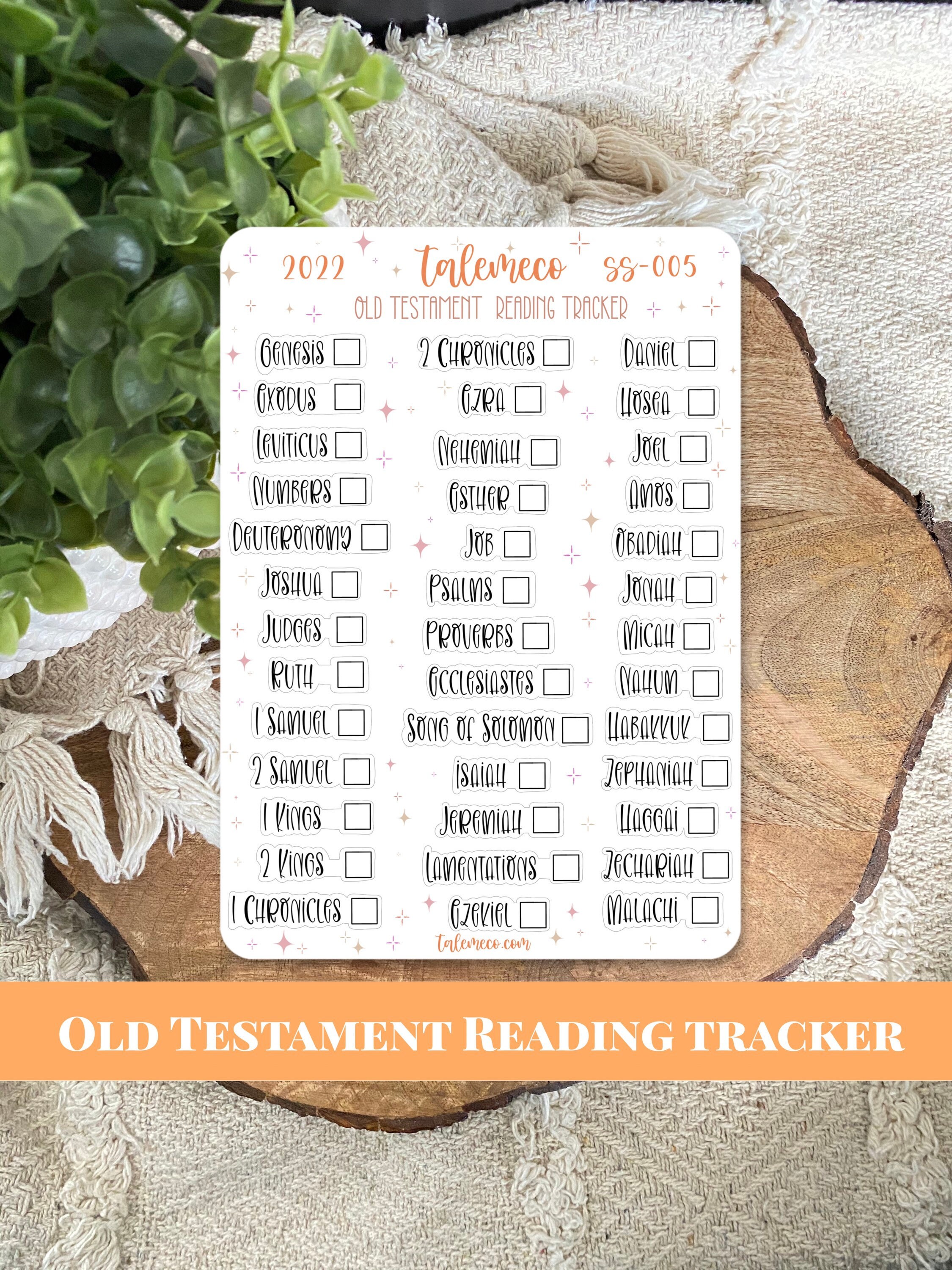 Old Testament Bible Journaling Stickers Christian Planner - Etsy