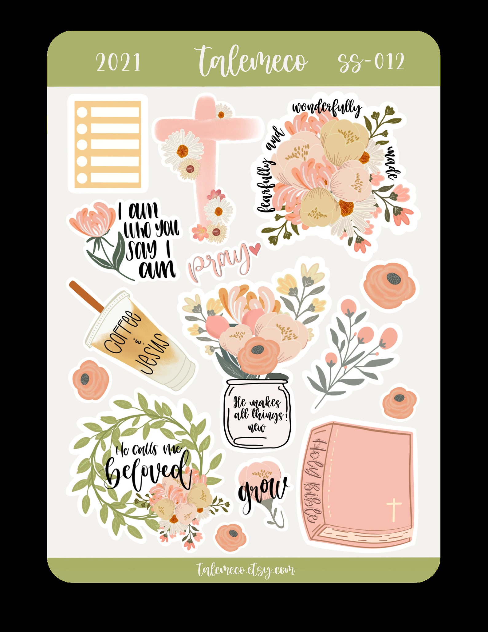 Bible Verse Stickers Bible Journaling Stickers Christian - Etsy