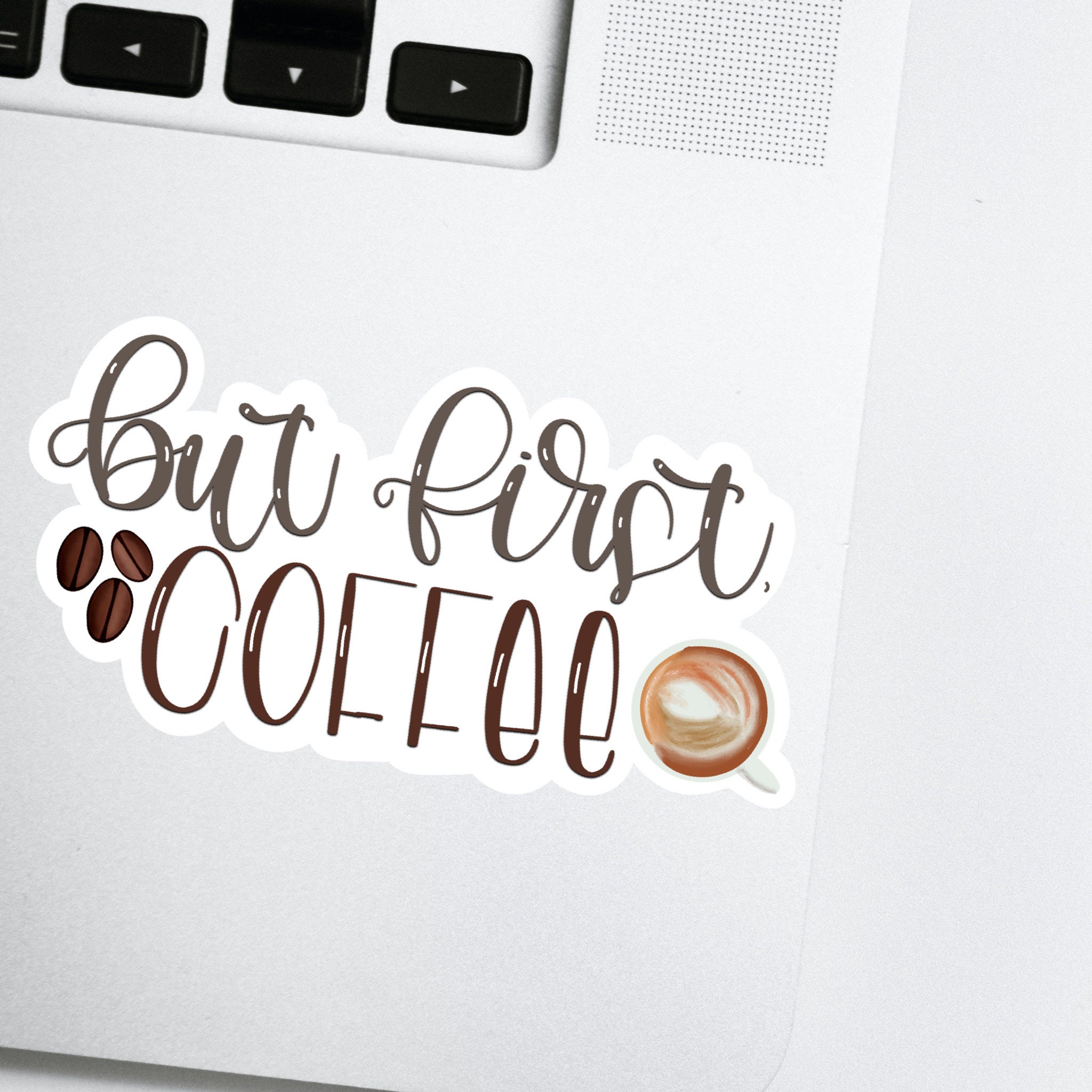 But First Coffee Sticker Coffee Vinyl Stickers Coffee Lover | Etsy