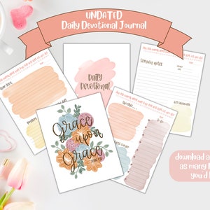 Daily Prayer Journal, Bible Study Journal, Sermon Notes Journal ...