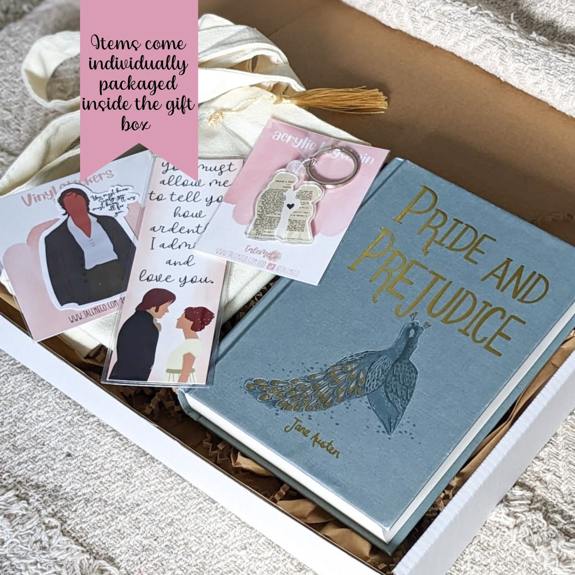 Pride and Prejudice Gift Box Pride and Prejudice Sticker Mr - Etsy