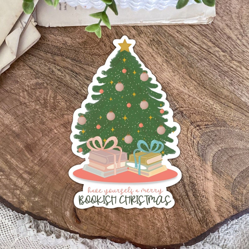 Christmas Book Stack - Etsy