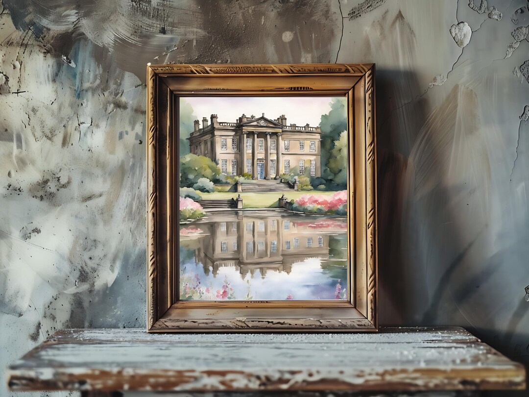 Pemberley Estate Wall Art, Pride and Prejudice Wall Art, Reading Nook ...