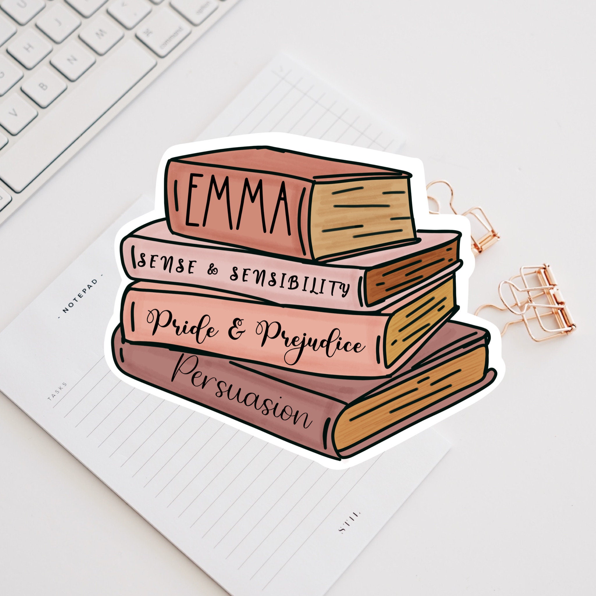 Jane Austen Sticker Jane Austen Jane Austen Gifts Vintage - Etsy