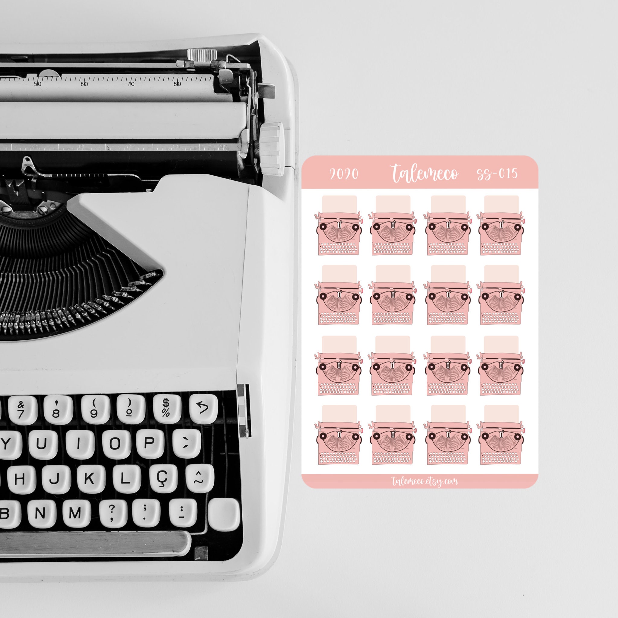Typewriter Stickers Word Count Labels Writing Stickers - Etsy