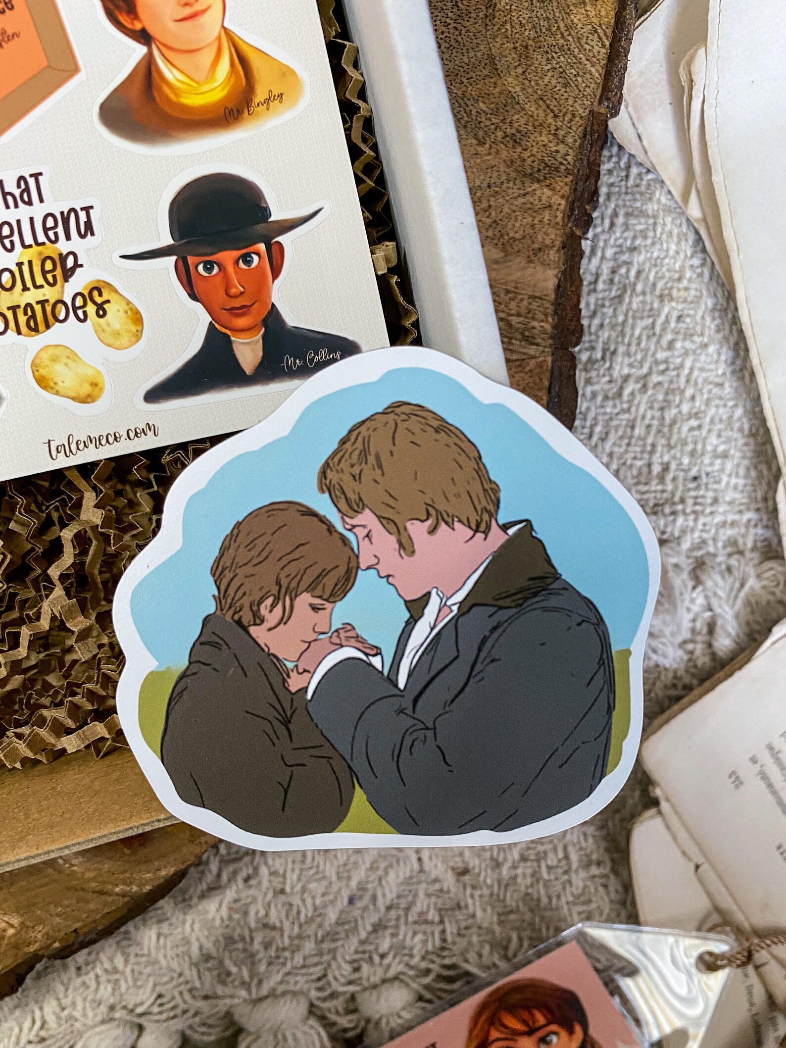 Pride and Prejudice Gift Pride and Prejudice Sticker Mr - Etsy