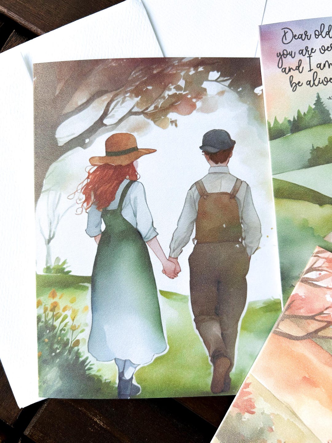Anne of Green Gables, Gilbert Blythe, Book Greeting Card, Anne Shirley ...
