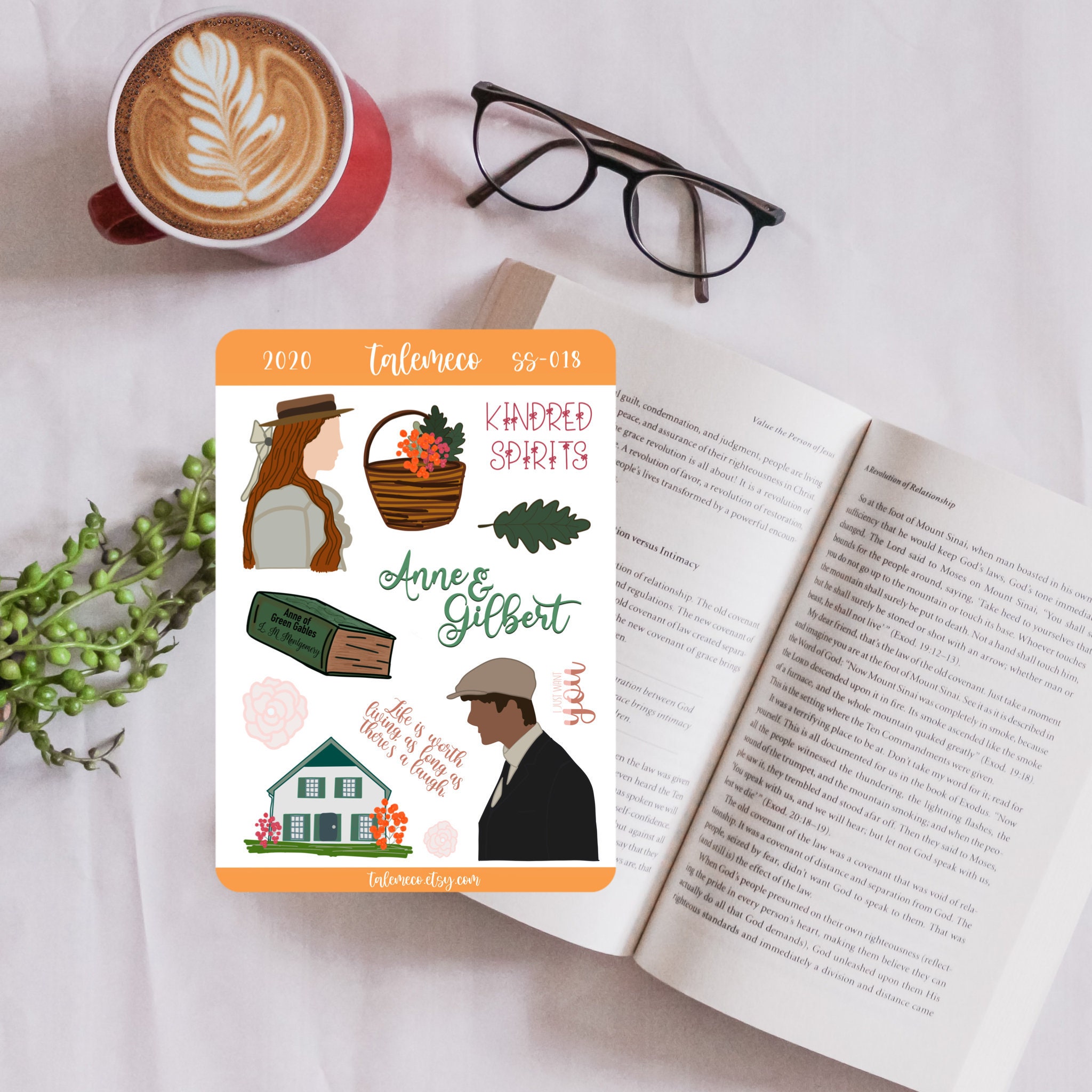 Anne of Green Gables Sticker Anne With an E Anne of Green | Etsy