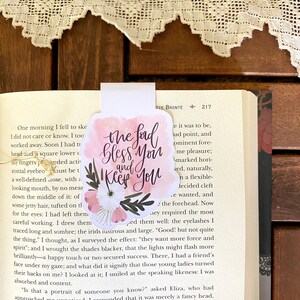 The Blessing Magnetic Bookmark, Watercolor Bookmark, Christian Bookmark ...