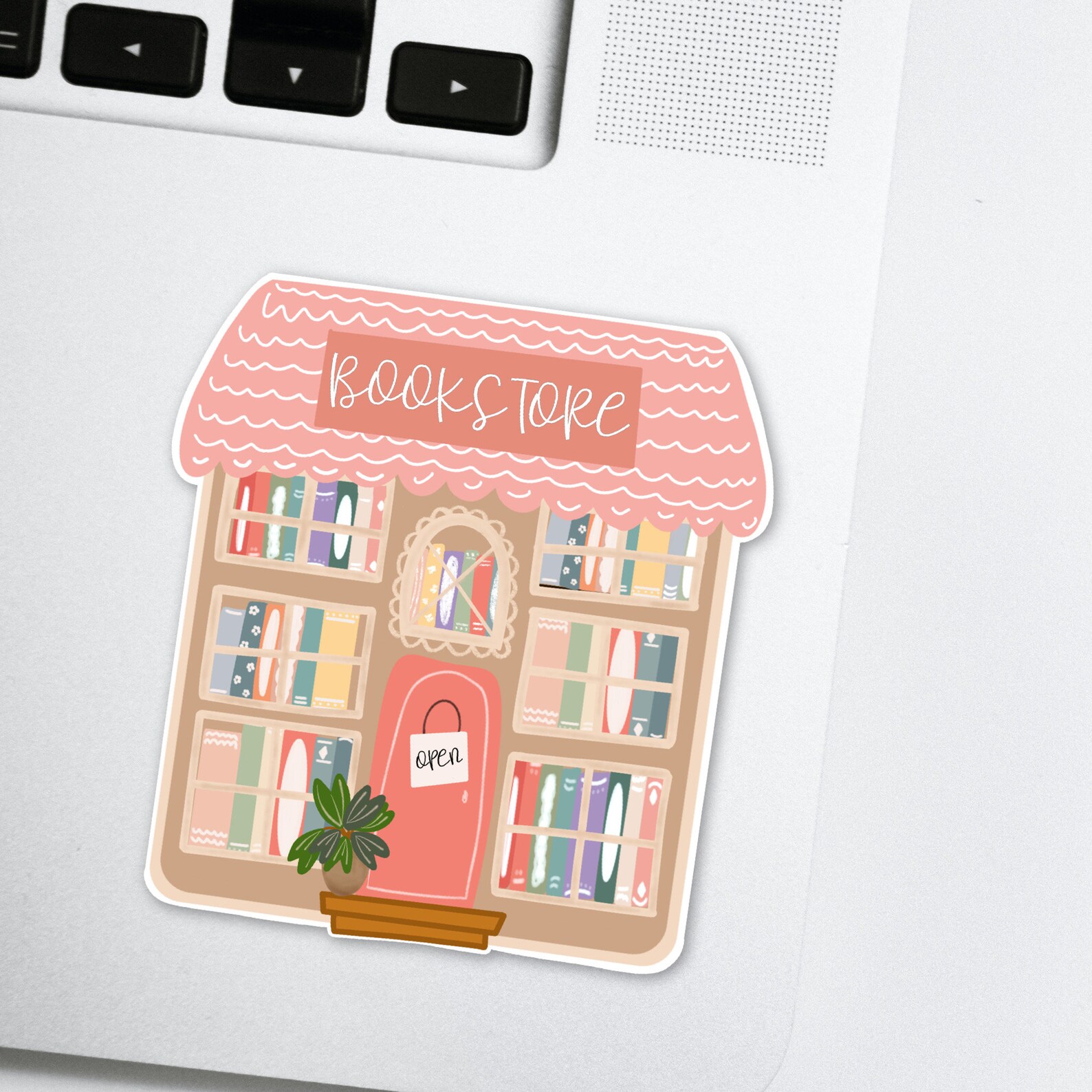 Bookshop Sticker Bookshelf Sticker Bookstore Sticker - Etsy
