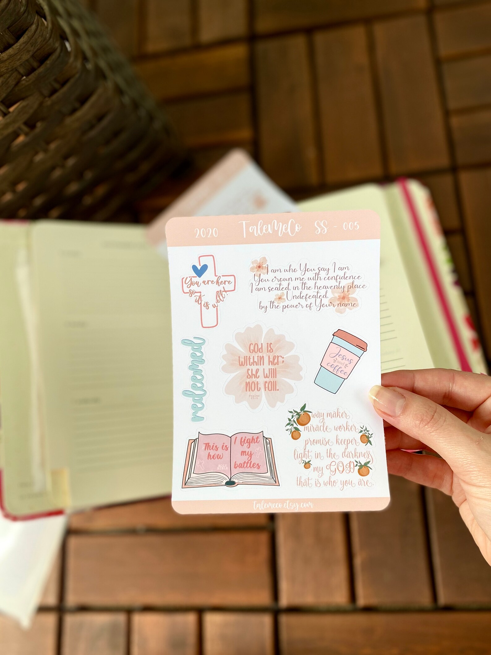 Bible Journaling Stickers Gratitude Journal Stickers | Etsy