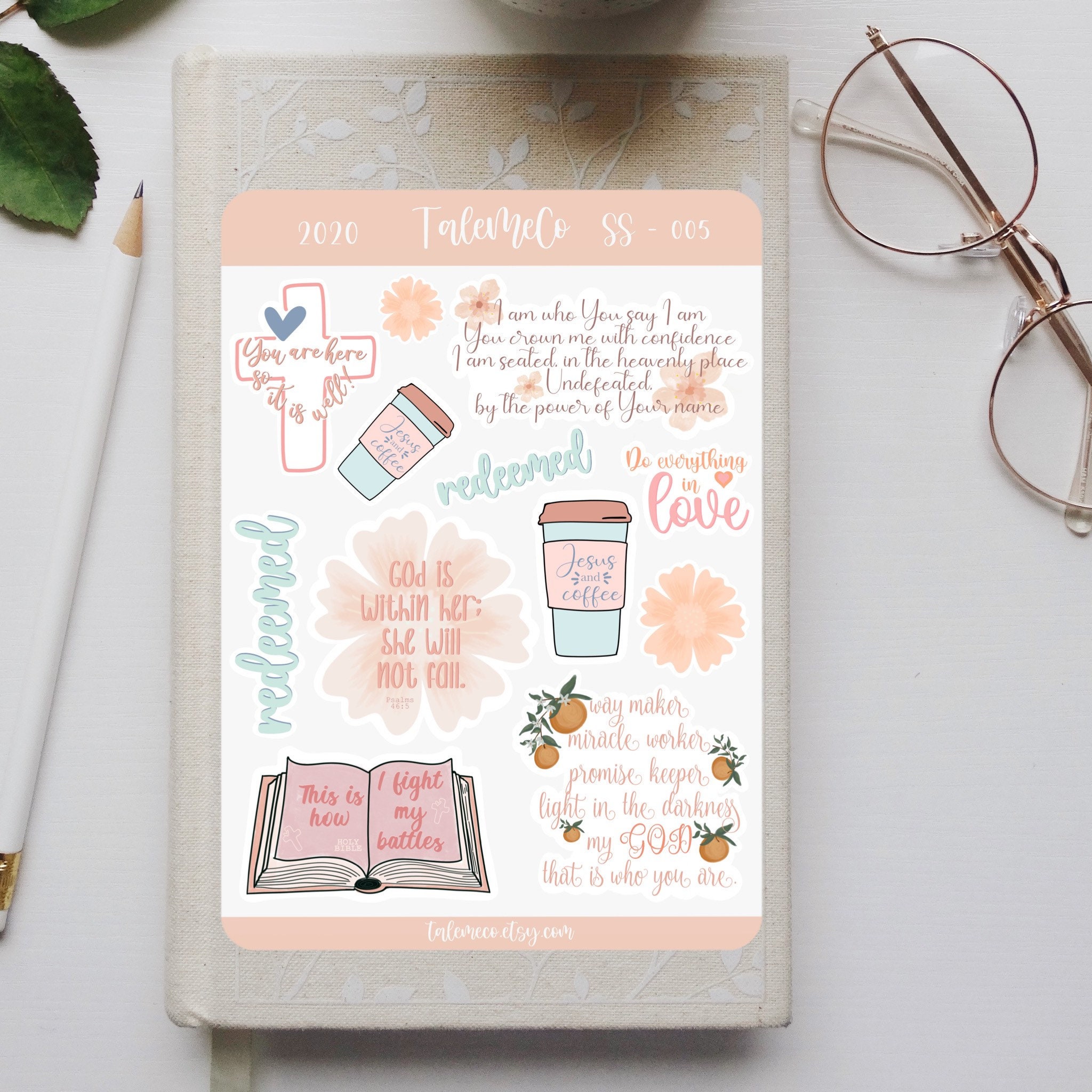 Bible Journaling Stickers Gratitude Journal Stickers - Etsy