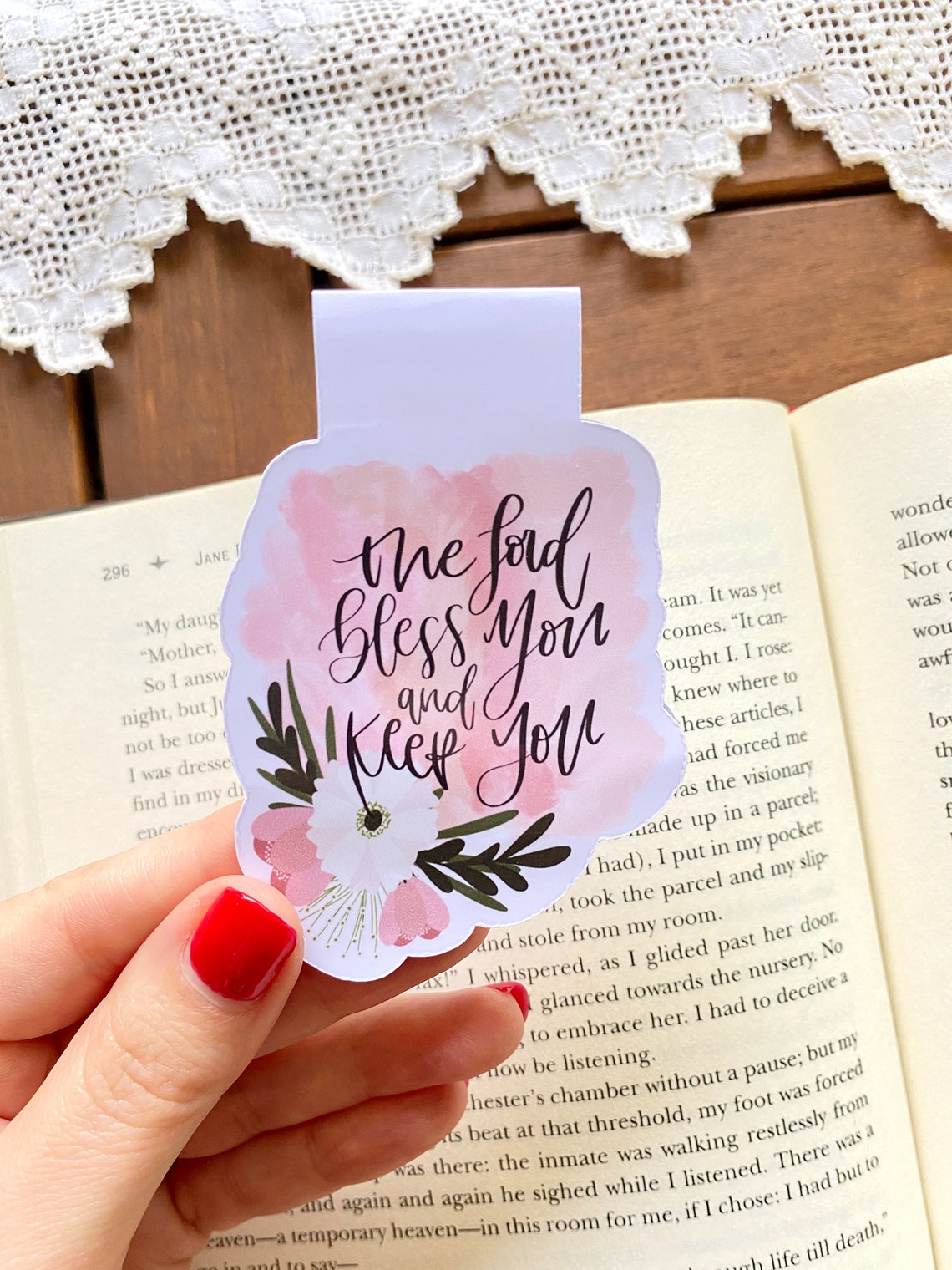 The Blessing Magnetic Bookmark Watercolor Bookmark Christian - Etsy