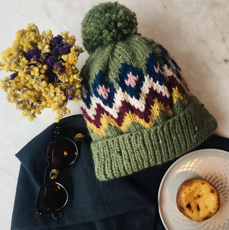 Chunky Cozy Wool Hat Pattern,knitted Hat Pattern, Knitted Beanie ...