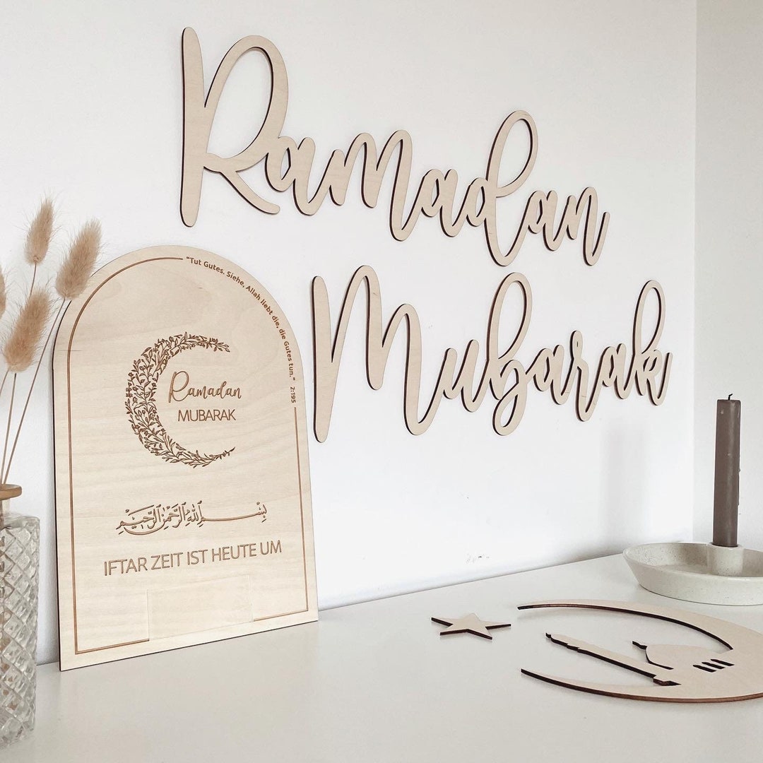 Iftar Sign Ramadan Decoration Lent Eid Mubarak - Etsy