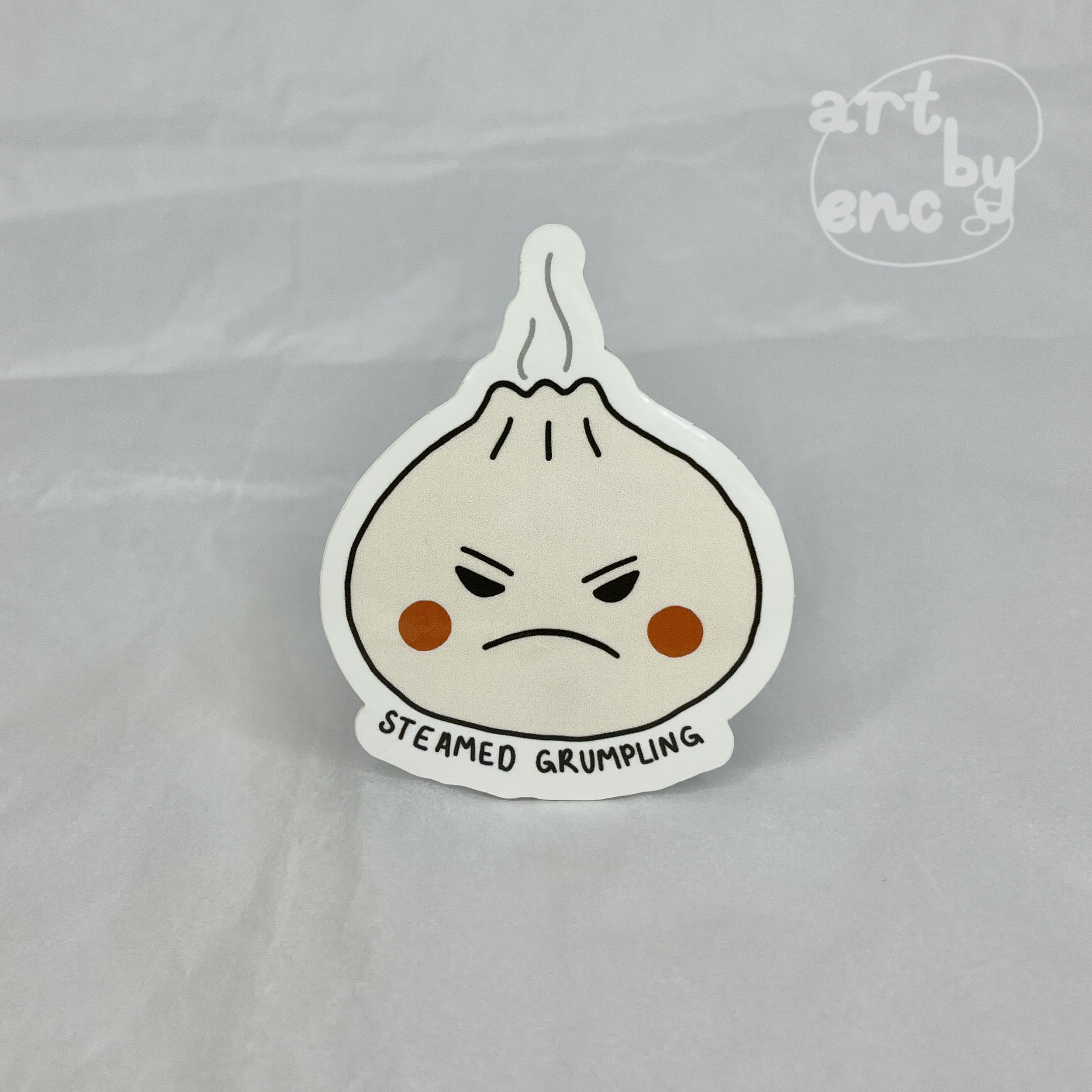 Buy Steamed Grumpling Dumpling Pun Vinyl Sticker 2.4x3 Online in India ...