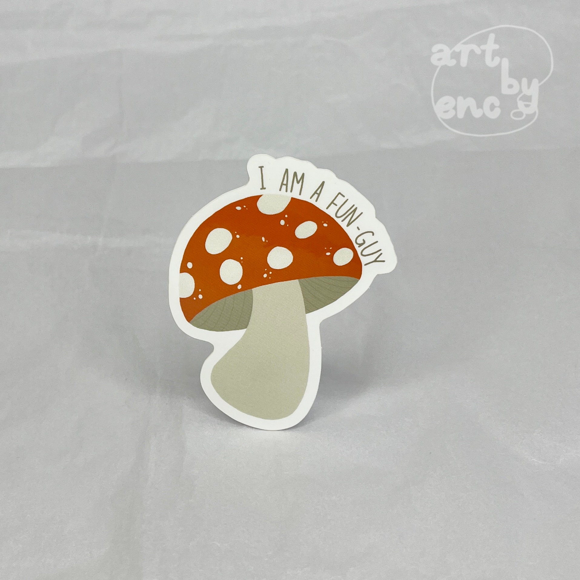 Fun-guy Mushroom Pun Vinyl Sticker 2.1x2.9 - Etsy