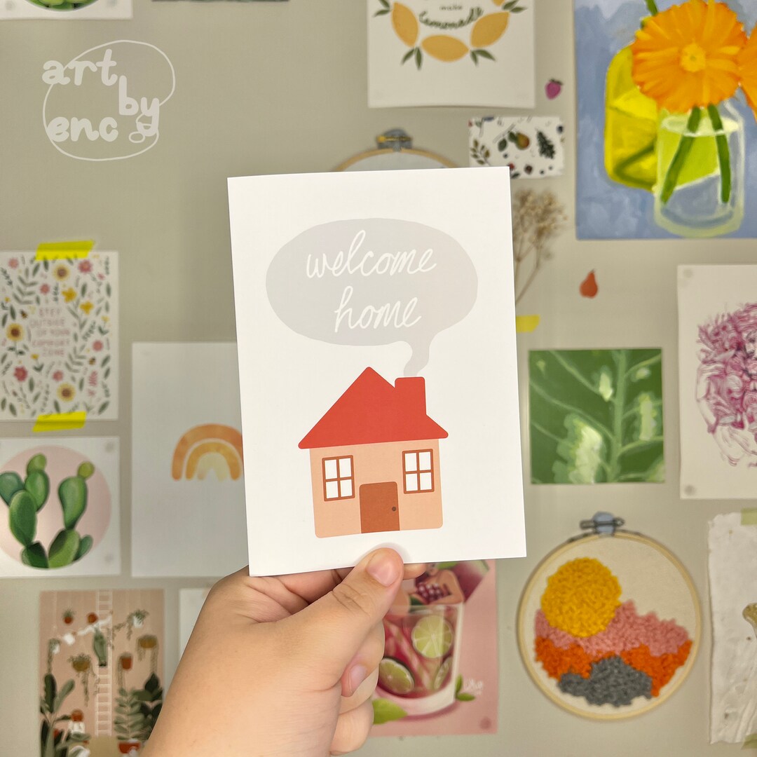 Welcome Home Greeting Card - Etsy