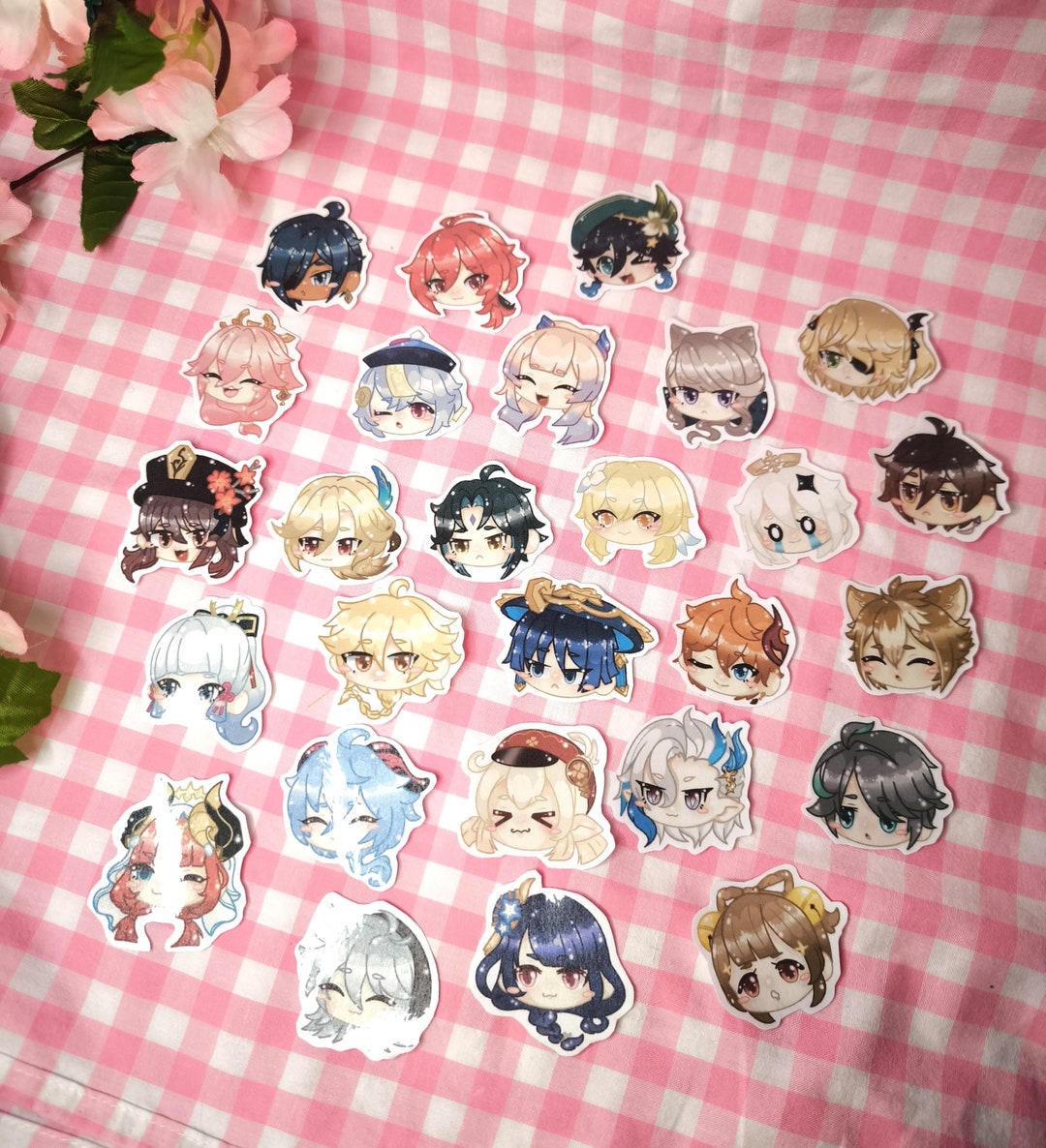 Genshin Impact Stickers - Etsy