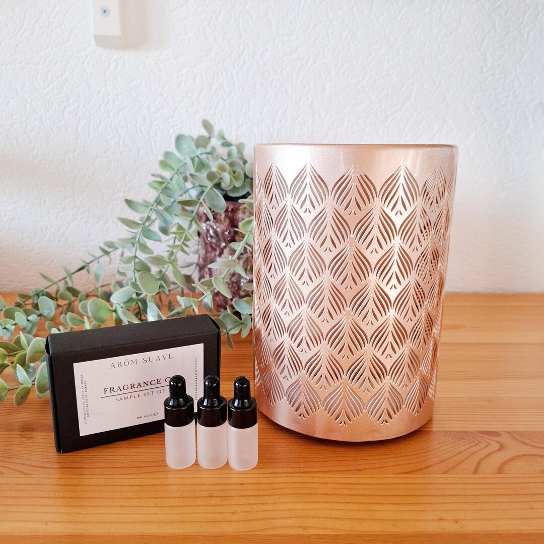 Aroma Diffusing Starter Gift Set - Auburn Rosegold Aroma Diffuser ...