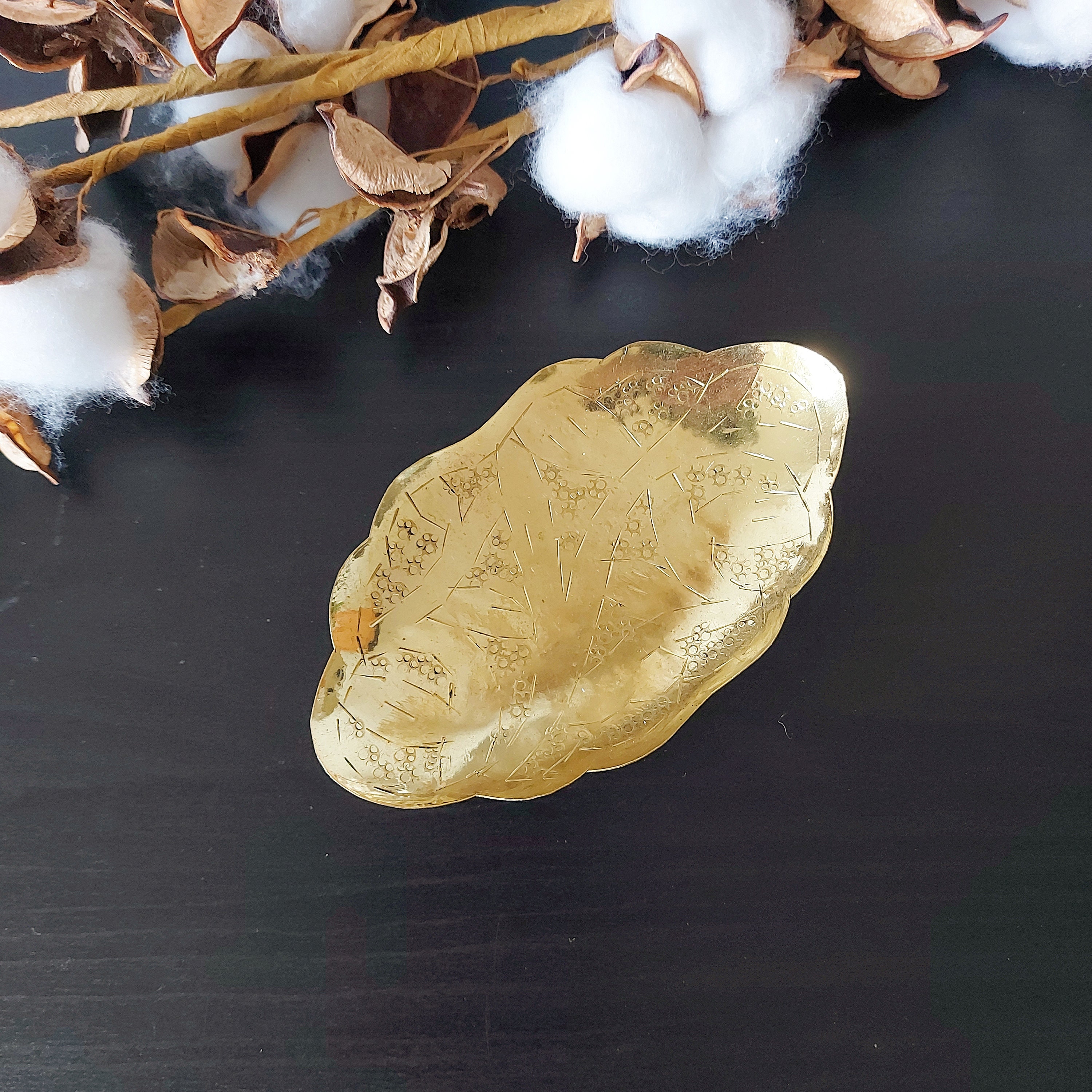 Farah Metal Dish Scale Moroccan Style Trinket Dish Gold - Etsy