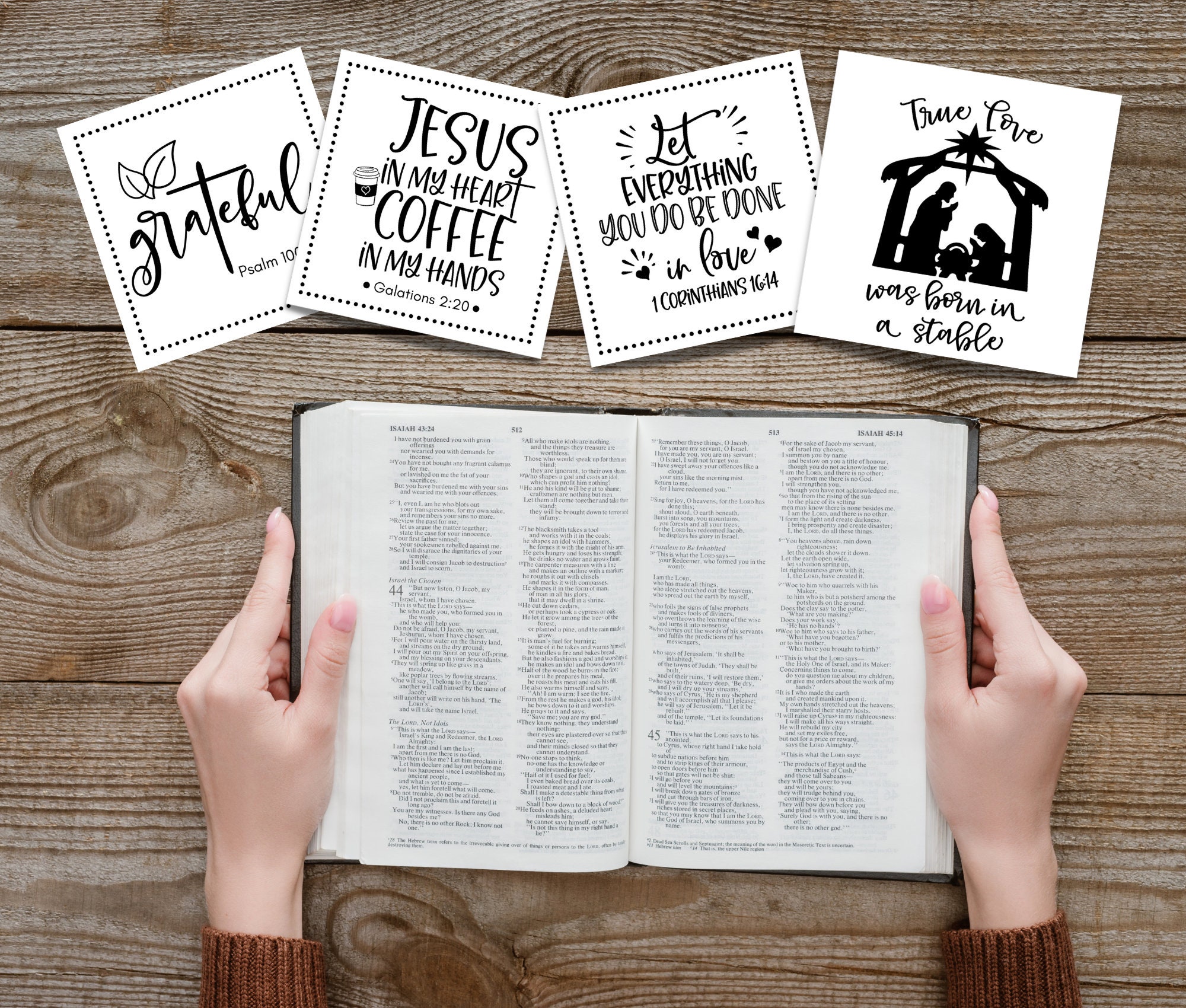 16 Printable Scripture Cards Instant Download Bible Verse - Etsy UK