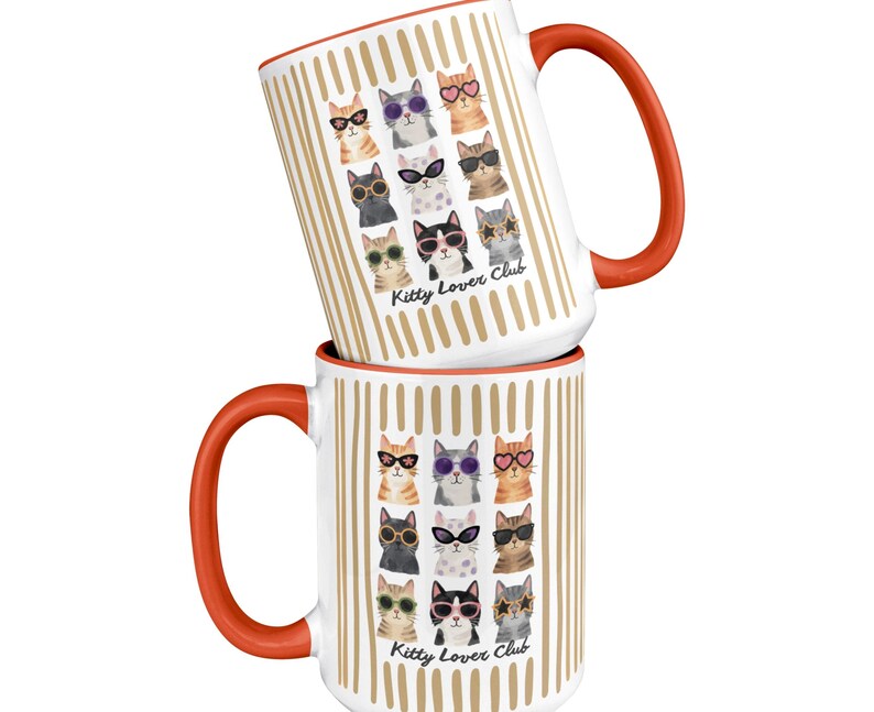 Kitty Lover Mug, Crazy Cat Lady Coffee Cup, Funny Cat Mom Gift - Etsy