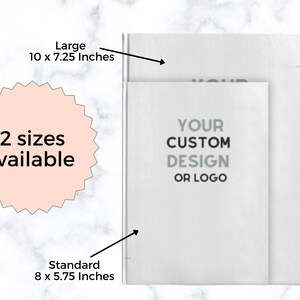 Custom Bulk Notebooks With Logo for Etsy Seller, Small Business Owner ...