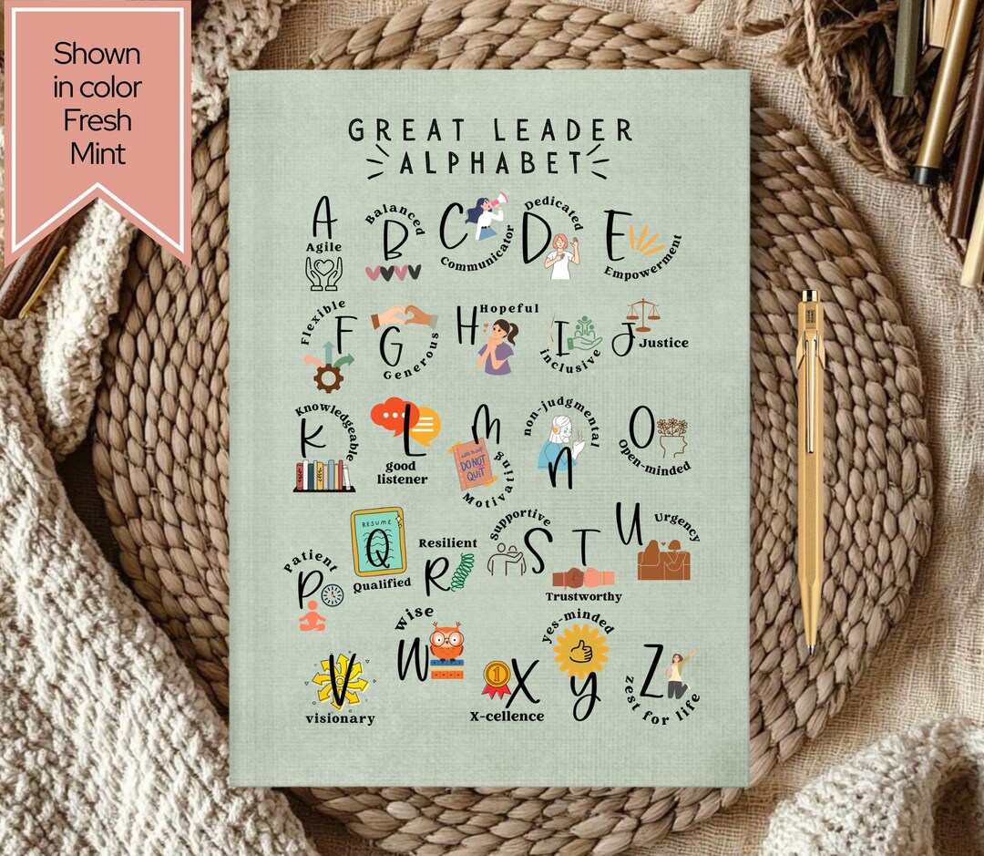 Great Leader Journal, Farewell Gift for Boss, Coworker Leaving Gift ...