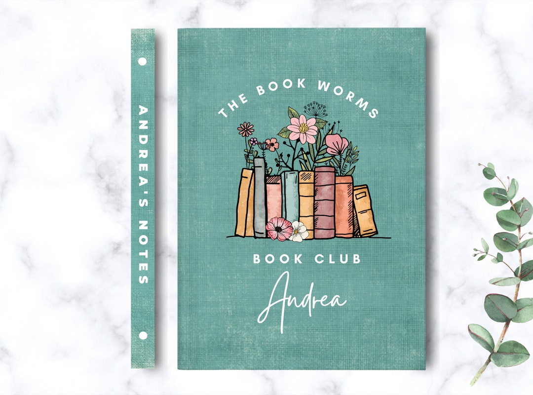 Custom Hardcover Reading Journal, Book Club Gifts Idea, Personalized ...
