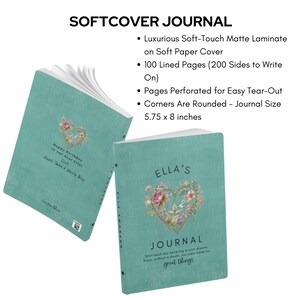 Teenage Girl Gifts, Personalized Journal Custom Name Notebook, Teen ...