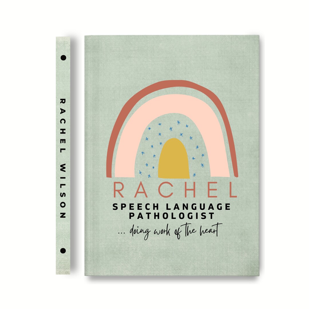 SLP Gift Journal, Custom Speech Language Pathologist Gifts, Speech ...