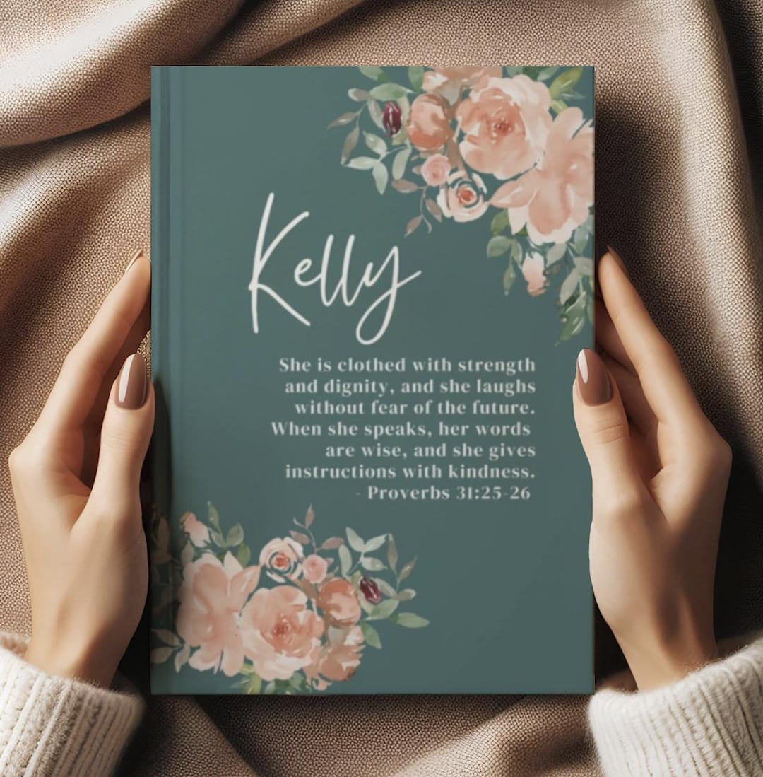 Personalized Prayer Journal, Custom Devotional Notebook for Christian ...